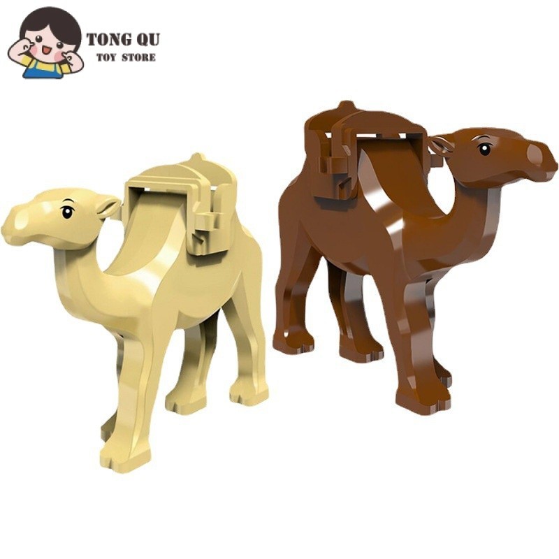 โมเดลฟิกเกอร์ รูปนักรบยุคกลาง Camel Mount Building Block ขนาดเล็ก ของ ...