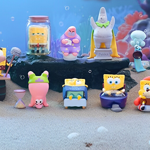 POPMART SpongeBob SquarePants Life Transitions Blind Box การเปลี่ยนแปลง ...