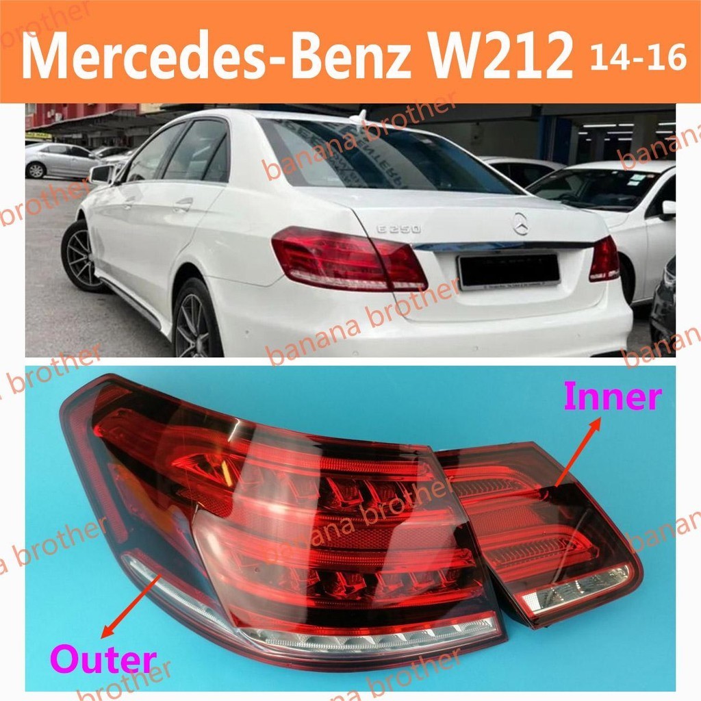 ไฟท้าย สําหรับ Mercedes Benz E W212 E200 E250 E260 E320 E300 2014-2015 4 doors ไฟท้ายรถกระบะ ไฟ ...