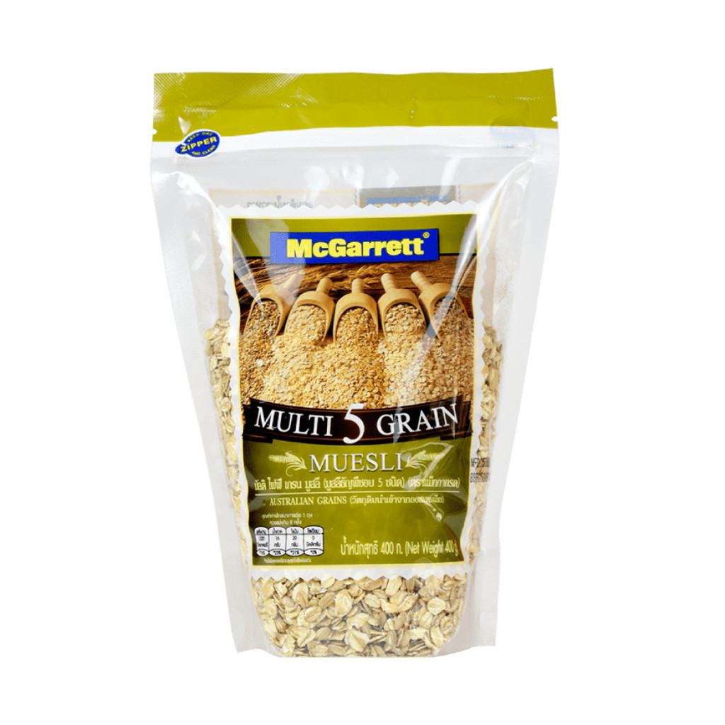 Muesli multi 5 Grain ตราMcGarrett ขนาด 400 กรัม (05-5352) | Shopee Thailand