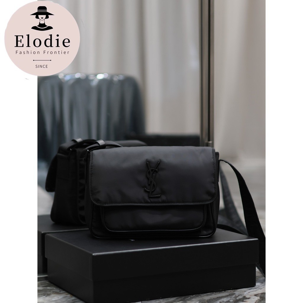 YSL Saint Laurent NIKI MESSENGER IN ECONYL BAG กระเป๋าสะพายผู้ชาย ...
