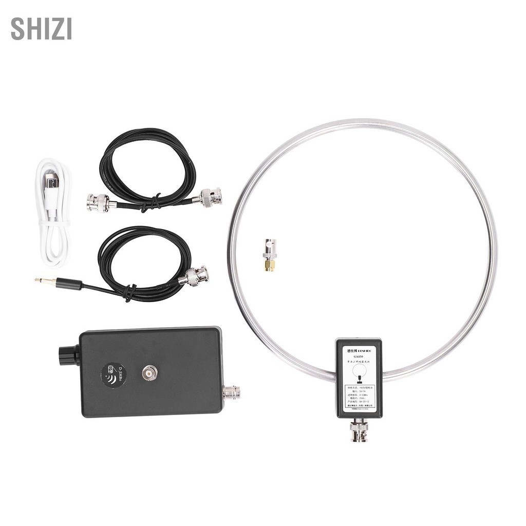 ShiZi เสาอากาศวิทยุคลื่นสั้น เสาอากาศแบบห่วงสแตนเลสสำหรับการรับสัญญาณใน ...