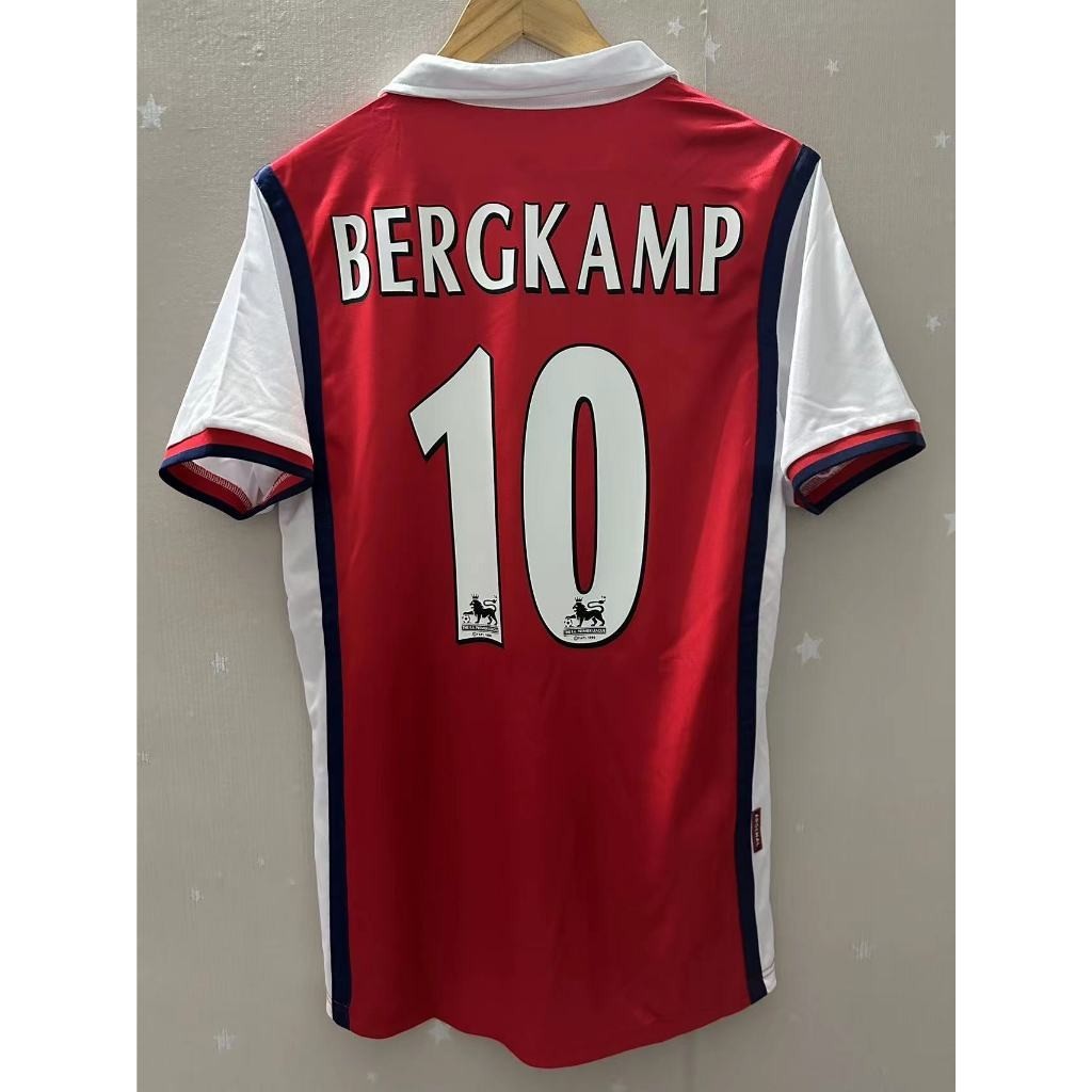 เสื้อกีฬาแขนสั้น ลายทีมชาติฟุตบอล Arsenal HENRY BERGKAMP SUKER 99-00 ...