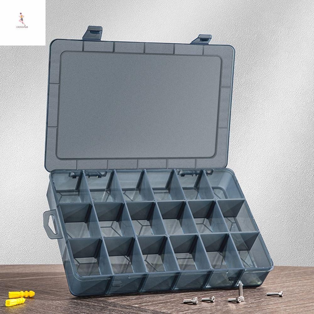 Cross กล่องเก็บเครื่องมือ Craft Grid Slots บรรจุภัณฑ์ปรับโปร่งใส ...