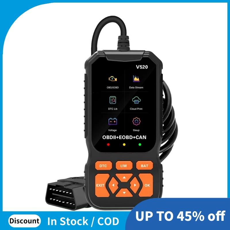 เครื่องสแกนเนอร์obd2 Live Data Professional Mechanic เครื่องมืออ่านรหัส ...
