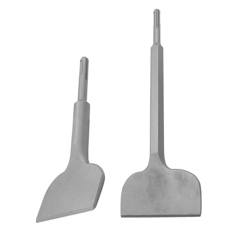 Hl 2 ชิ้นกว้างกระเบื้องกําจัด Chisel Scraper Bits กว้าง Bent กระเบื้อง ...