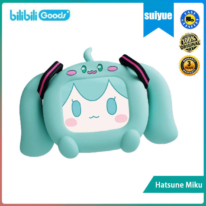 BilibiliGoods Hatsune Miku CUBE FACE หน้าจอสัมผัส LCD หูฟังบลูทูธไร้สายจริง | Shopee Thailand