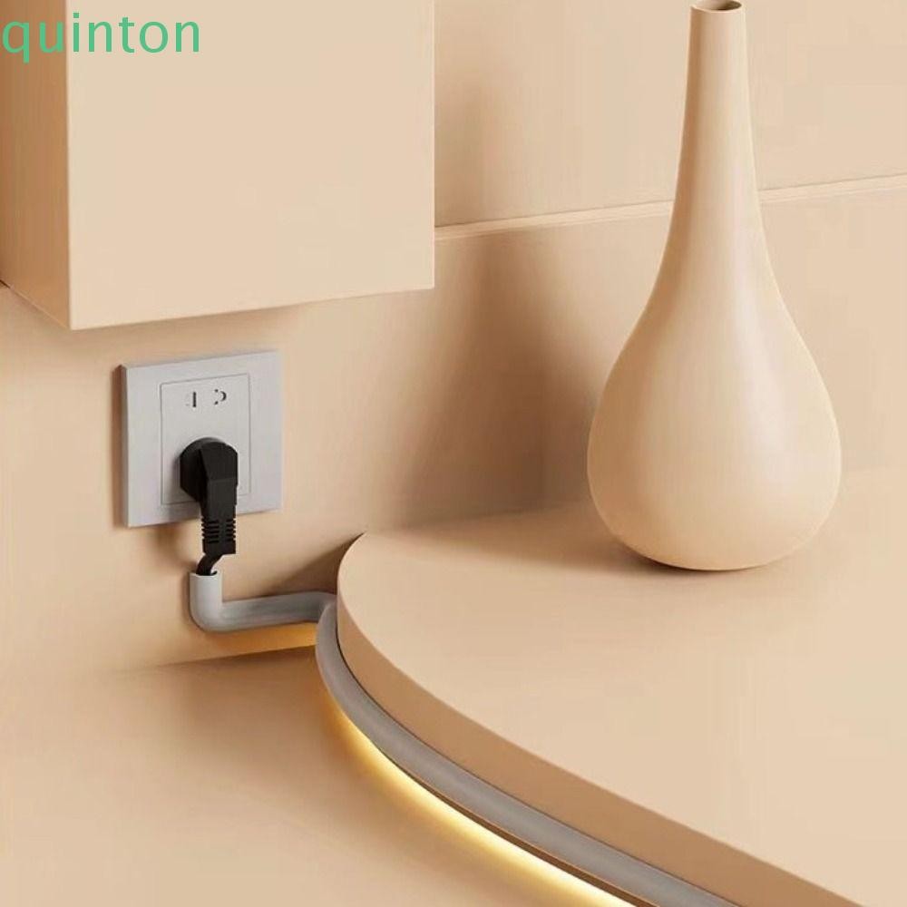 Quinton Wall Cord Cover Sleeve, Soft Pvc Protector ยางนุ่ม Trunking, 5M Wire Hiders ครัวเรือนสาย ...