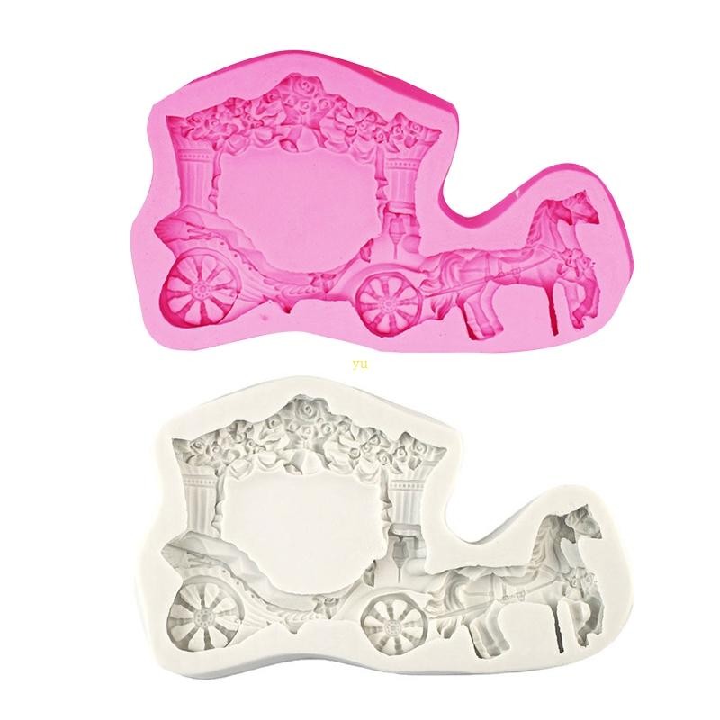 Yu Carriage Shape Fondant แม่พิมพ์เค้กเครื่องมือตกแต่งเค้กวัสดุซิลิโคน ...