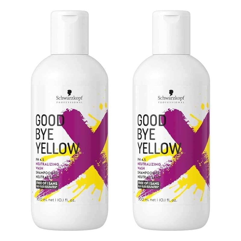 Schwarzkopf Goodbye Yellow Color Shampoo 310g 2 pcs. | Shopee Thailand