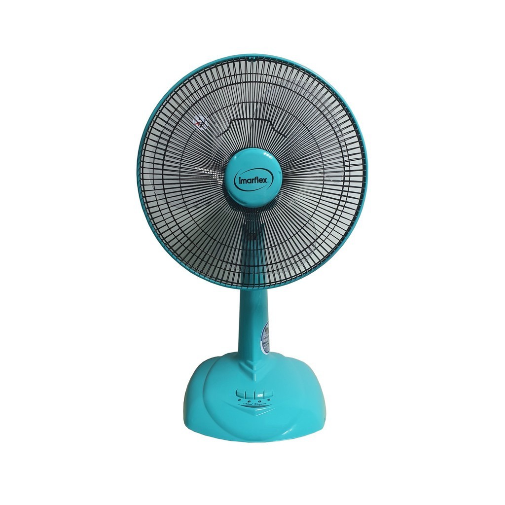 พัดลมระบายอากาศ IMARFLEX พัดลมตั้งโต๊ะ 16 นิ้ว 3 ใบพัด มี 4 สีให้เลือก รุ่น IF-970 พัดลม ตั้ง ...