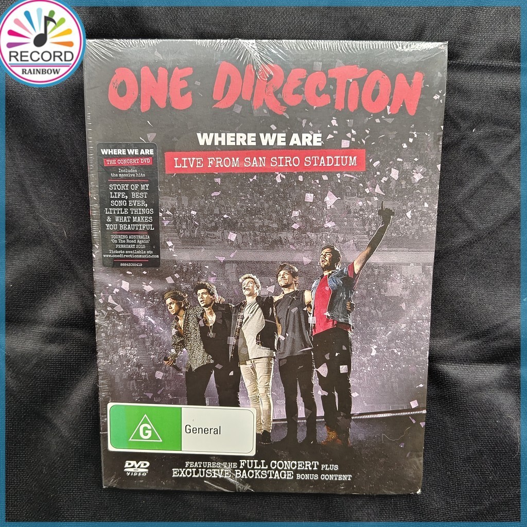อัลบั้ม One Direction Where We Are LIVE FROM SAN SIRO STADIUM DVD [ปิด ...