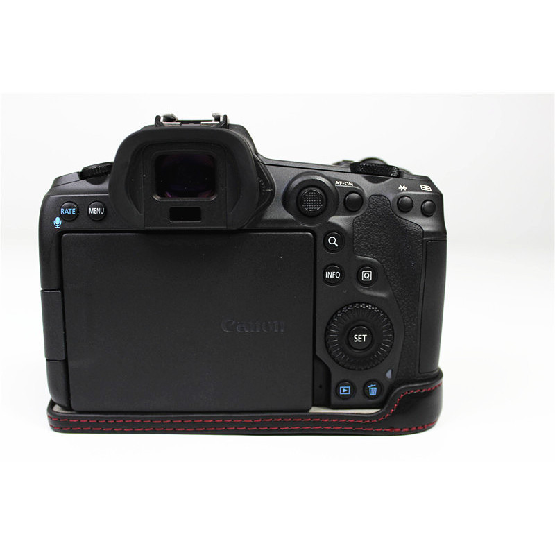 เคสหนัง แบบครึ่งวงกลม สําหรับ Canon eos R5 eos r62 | Shopee Thailand