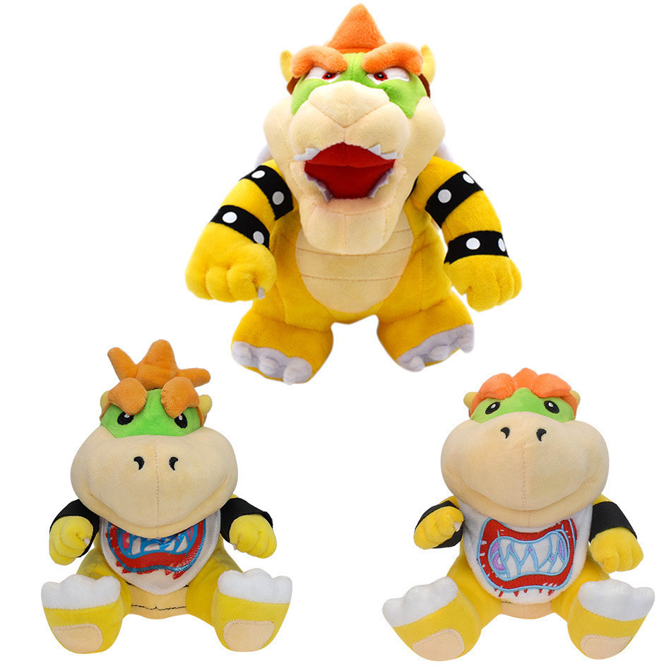 ตุ๊กตานุ่ม รูปการ์ตูน Super Mario Cooper Fire Dragon สีเหลือง ขนาดใหญ่ ...