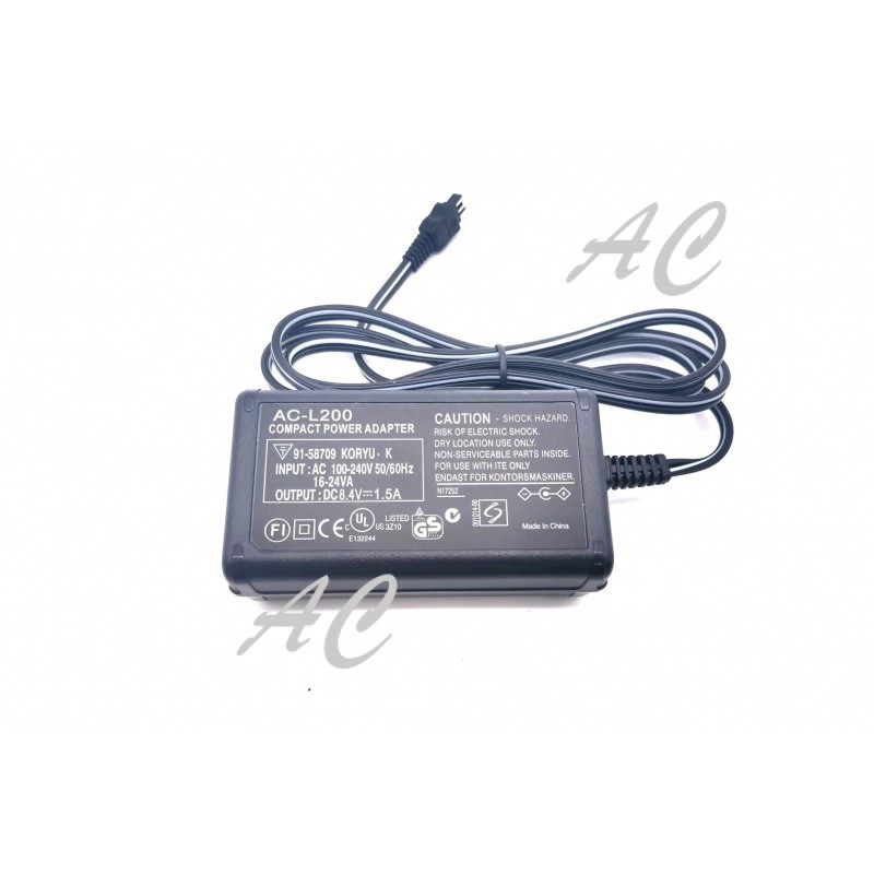 AC Applicable to Sony Camera Power Adapter AC-L200 L20 L25b Camera ...