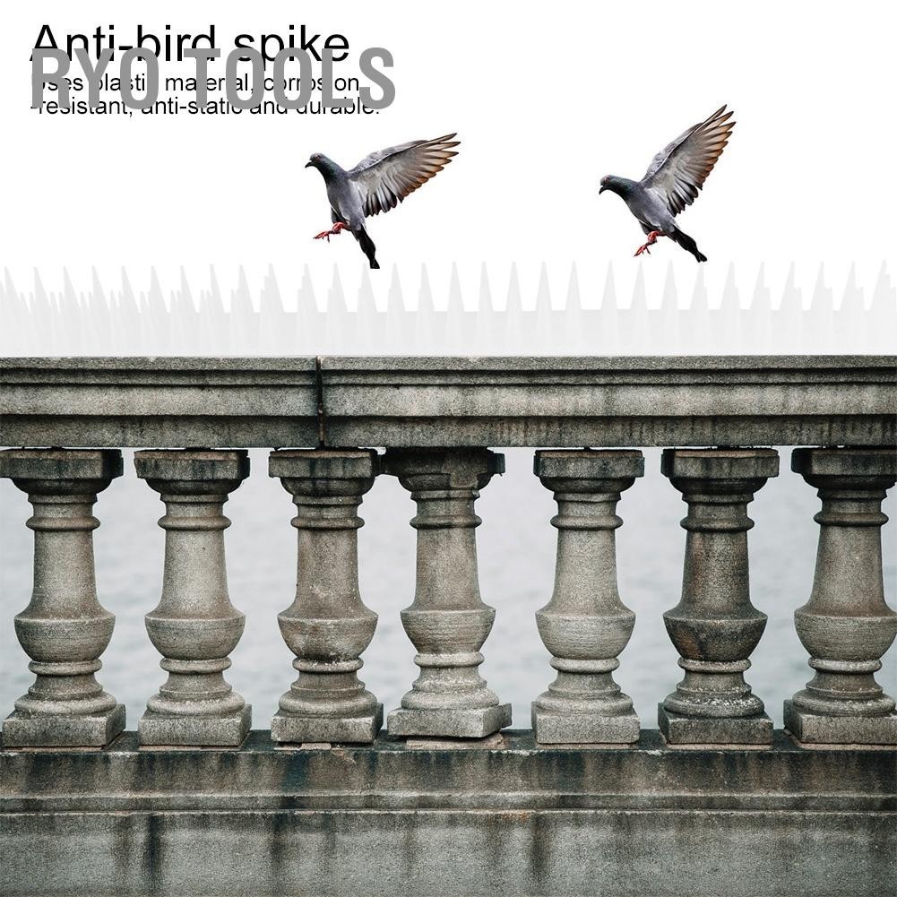Ryo Tools 12 ชิ้นพลาสติกกลางแจ้ง Anti Bird Spike Strips Repellent ...