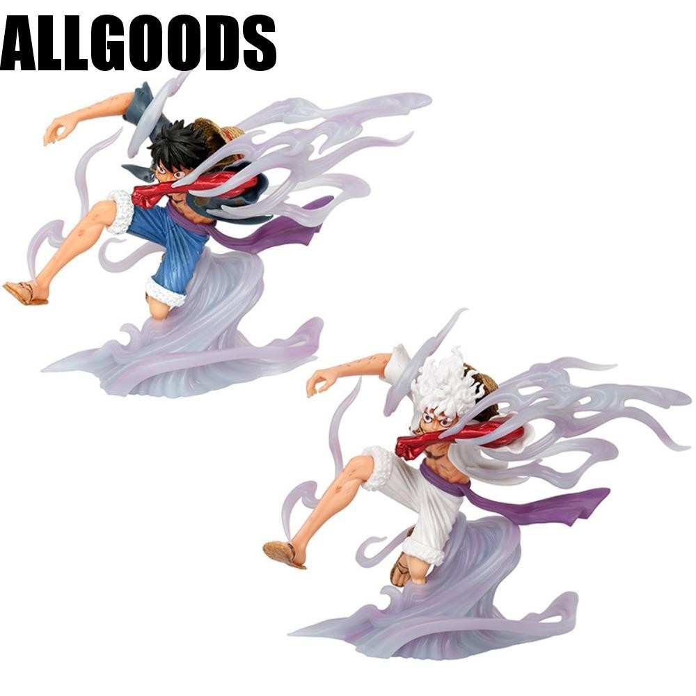Allgoods โมเดลฟิกเกอร์ PVC รูปปั้นอนิเมะ ลูฟี่ 5 Sun God Nika Luffy ...