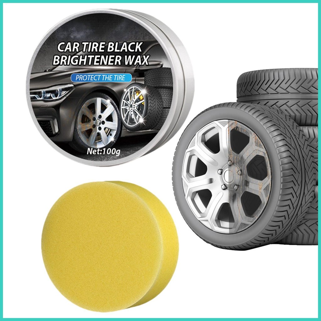 แว็กซ์ยางรถยนต์มัลติฟังก์ชั่นยางเงาแบบพกพาสําหรับยางอุปกรณ์ตกแต่งรถยนต์ ...