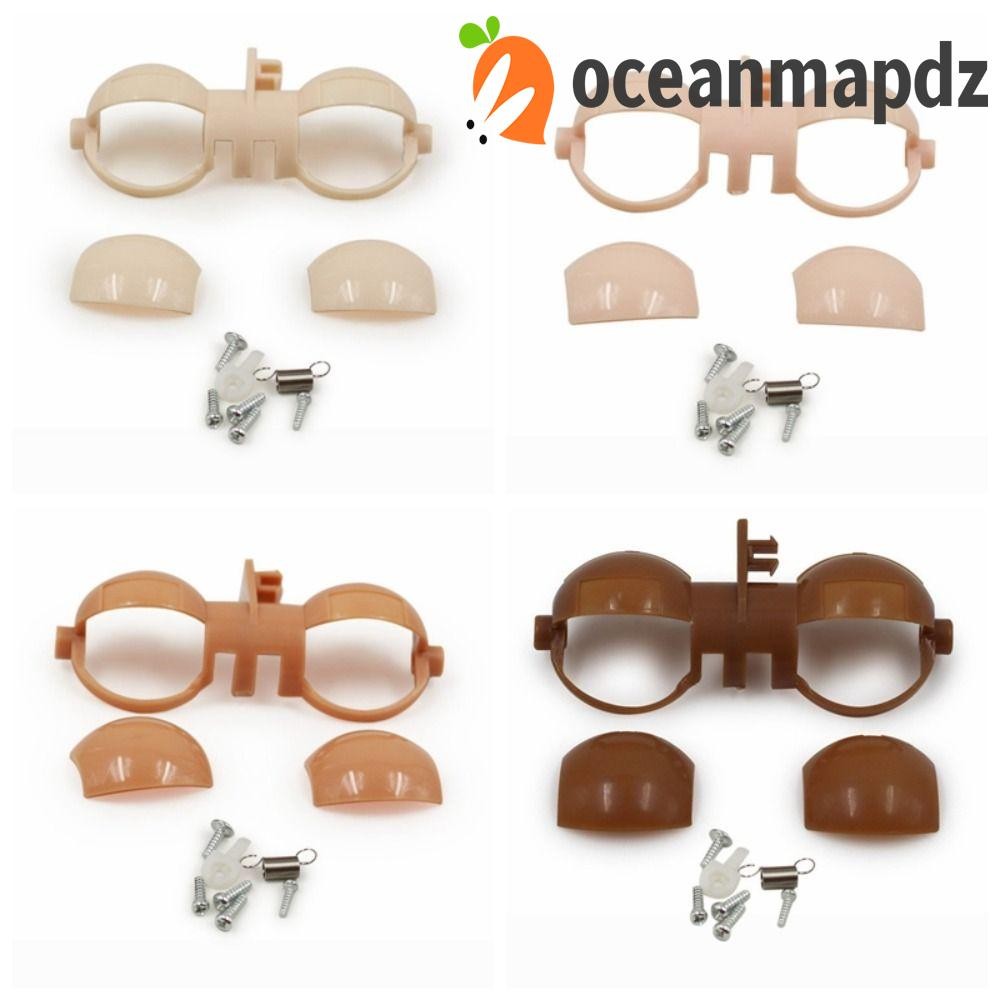 Oceanmapdz DIY ตุ๊กตาที่กําหนดเองตา, สกรู Icy ทาสีเปลือกตา 1/6 Blyth Eyes กลไก, น่ารักที่มีสีสัน ...