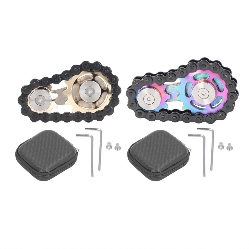 Sprocket Chain Gear Toy Sensory Hand Bike Reduce Anxiety Pocket Size ...