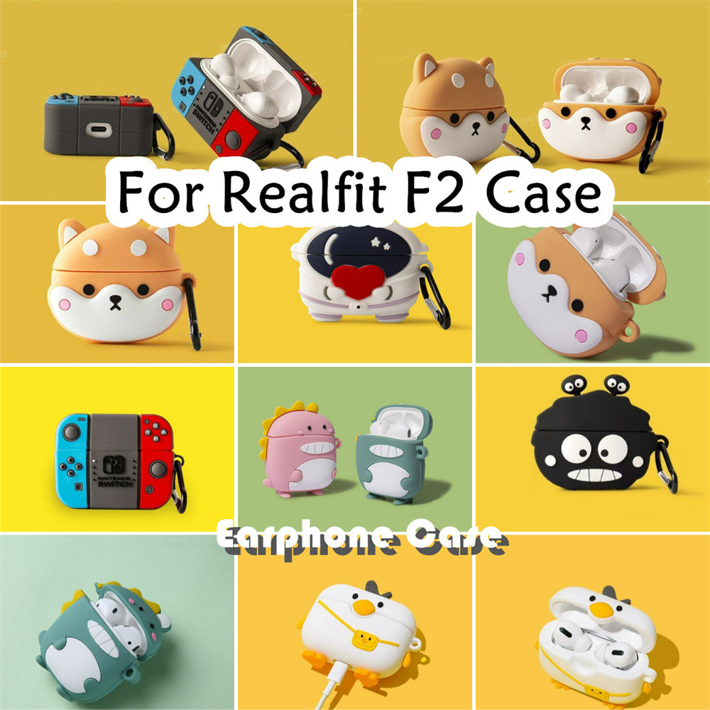 พร้อมส่ง!นําไปใช้กับ Realfit F2 เคส Case เคสหูฟัง ซีรีส์การ์ตูนต่อต้าน ...