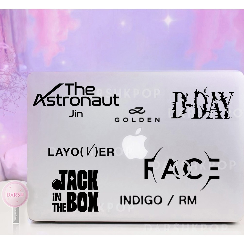 BTS Solo Albums Logo Face Golden Dday Indigo Astronaut Jack in box ...