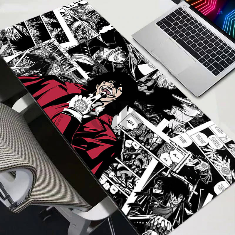 GK Anime Hellsing Alucard HD Mouse Pad xxl Laptop Game Mousepad ...
