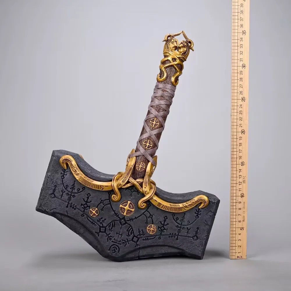 ค้อนทุบอาวุธ God of War GK Sol's Ragnarok Storm Tomahawk Breaker ...