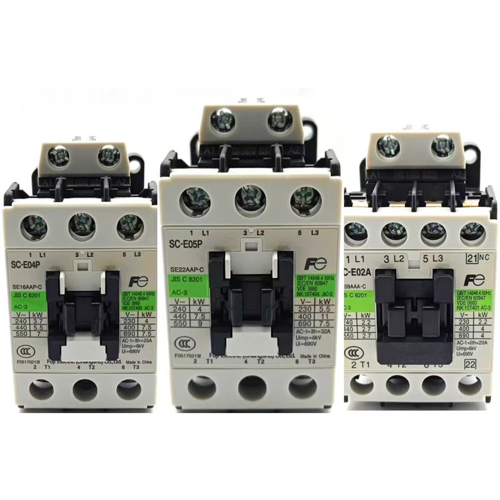 คอนแทคเตอร์ Fuji AC SC-E02P, SC-E03P, SC-E04P, SC-E05P | Shopee Thailand