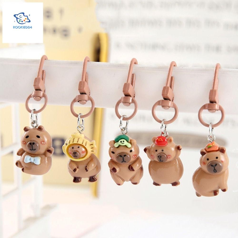 Rookiedd4 Capybara พวงกุญแจ, Loopy Capybara Capybara กระเป๋าแขวน, แขวน ...