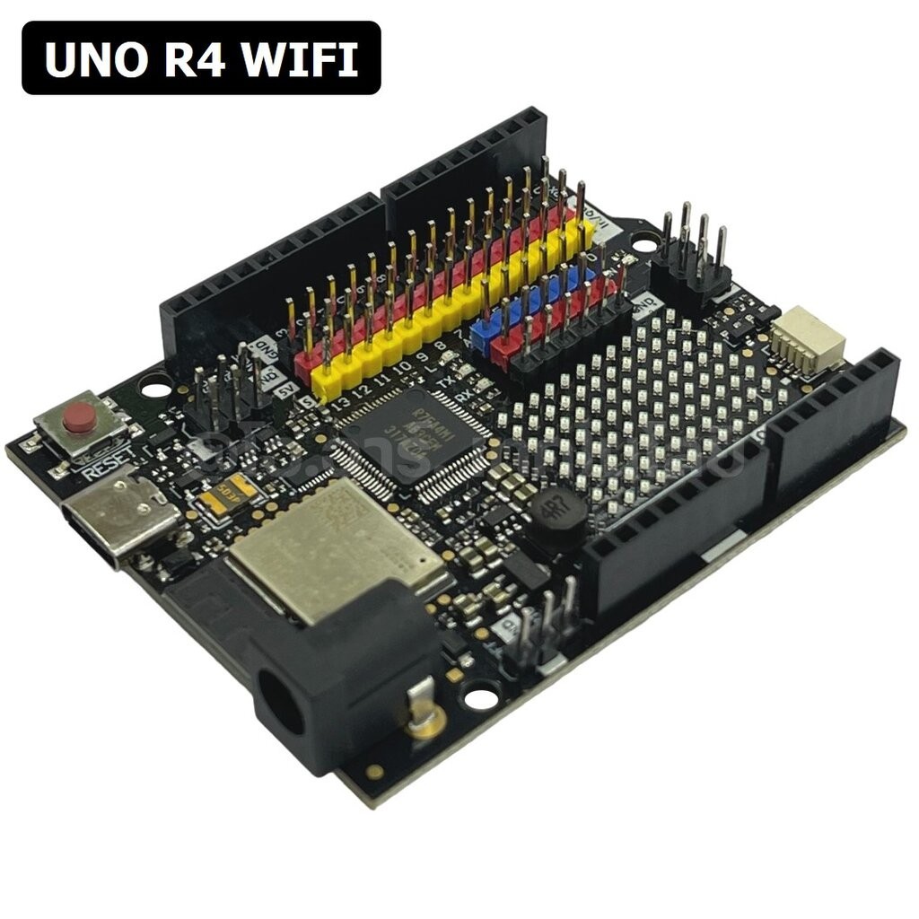 บอร์ดอาร์ดูโน่ Arduino UNO R4 WiFi Chinese Version (Black Edition ...
