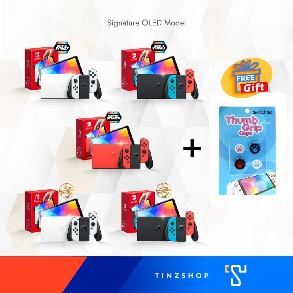 [Signature] Nintendo Switch OLED Tinzshop Signature Set : Neon ...