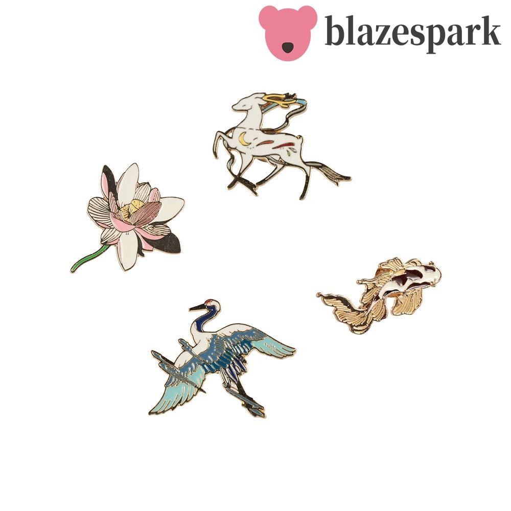 Blazespark เข็มกลัดดอกบัว, Slap-up คลาสสิก Lucky Koi เข็มกลัด,เสื้อผ้าอุปกรณ์เสริมสไตล์จีนแฟชั่น ...