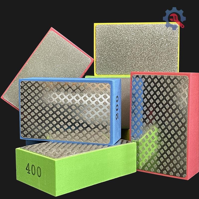 [GEX] 1 ชิ้นเพชรแผ่นขัดมือกระเบื้องแก้วขัดบดบล็อก Pad หินหินอ่อนเซรามิคแผ่นขัดเครื่องมือขัด [TH ...