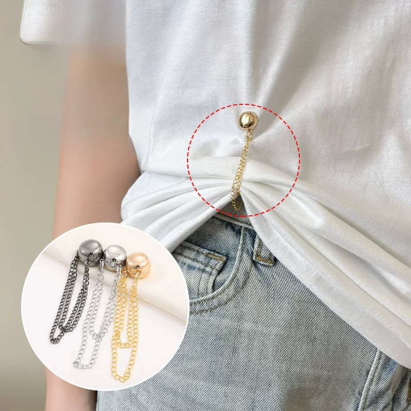 Multi-function Magnetic Clothes Clip With Chain ปุ่มโลหะคลิปเสื้อผ้า ...