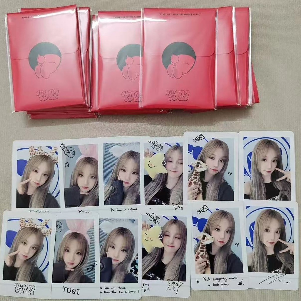 Yuqi (G)I-DLE 1st Mini Album YUQ1 ชุดการ์ดภาพถ่ายอย่างเป็นทางการ ...