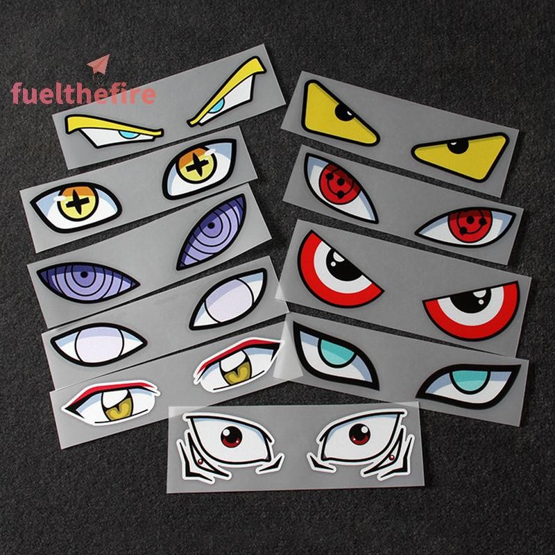 [Feel] Devil eyes สติ๊กเกอร์ไฟเบรครถยนต์หมวกกันน็อครถยนต์กระจกหลัง ...