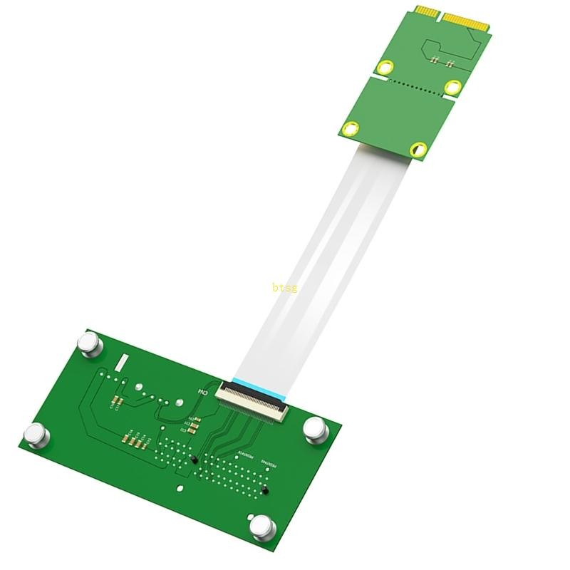 Bt Mini PCIE ถึง PCIE Express X4 การ์ดอะแดปเตอร์ USB2 0 สายเคเบิล FPC ...