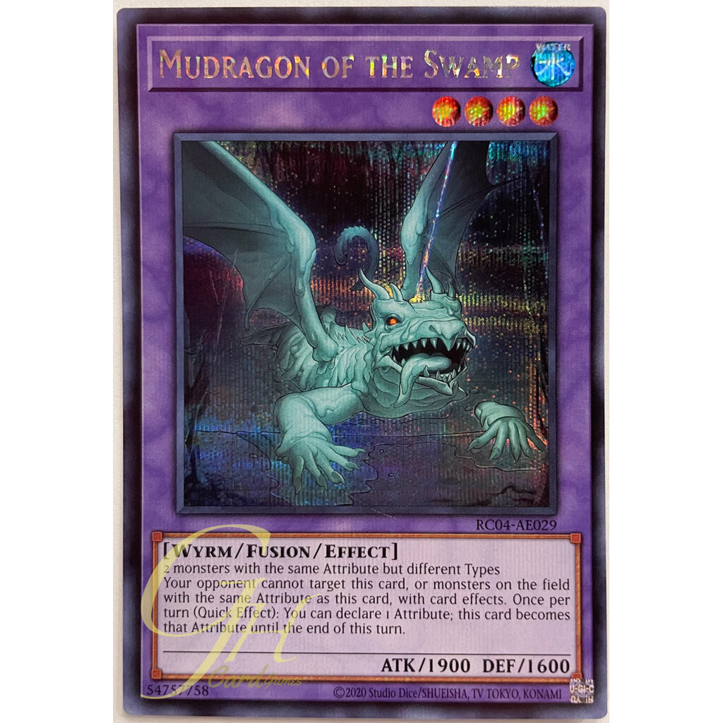 Yugioh [RC04-AE029] Mudragon of the Swamp (Secret Rare) | Shopee Thailand