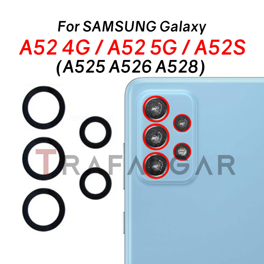 เลนส์กระจกกล้องด้านหลัง พร้อมสติกเกอร์กาว แบบเปลี่ยน สําหรับ Samsung ...