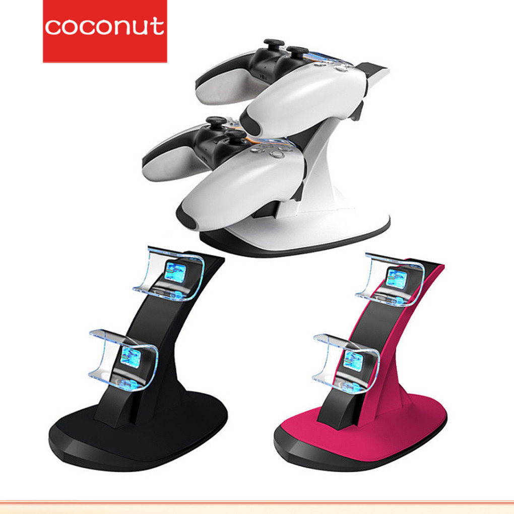 【Coco】แท่นชาร์จจอยสติ๊ก จอยสติ๊กควบคุมเกม USB แบบคู่ สําหรับ Sony ...