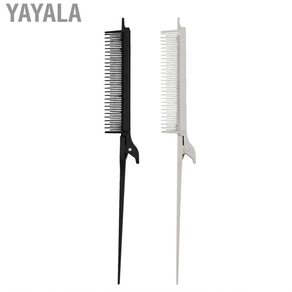 Yayala Dyeing Rat Tail Combs Precise Sectioning White and Light ...