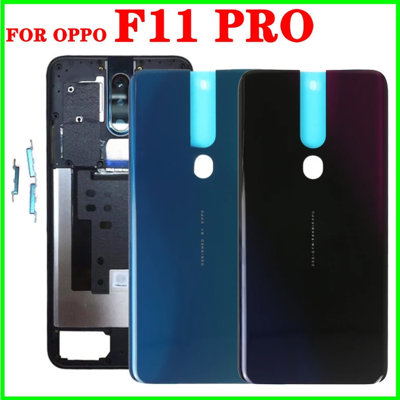 ฝาครอบด้านหลัง กรอบกลาง สําหรับ Oppo F11 Pro Battery Cover Mid Holder ...
