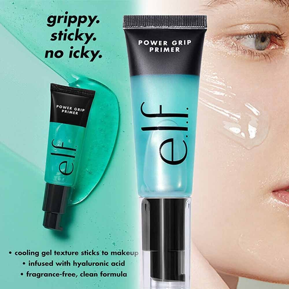 E.l.f. Power Grip Primer, Gel-Based & Hydrating Face Primer 24ml ...
