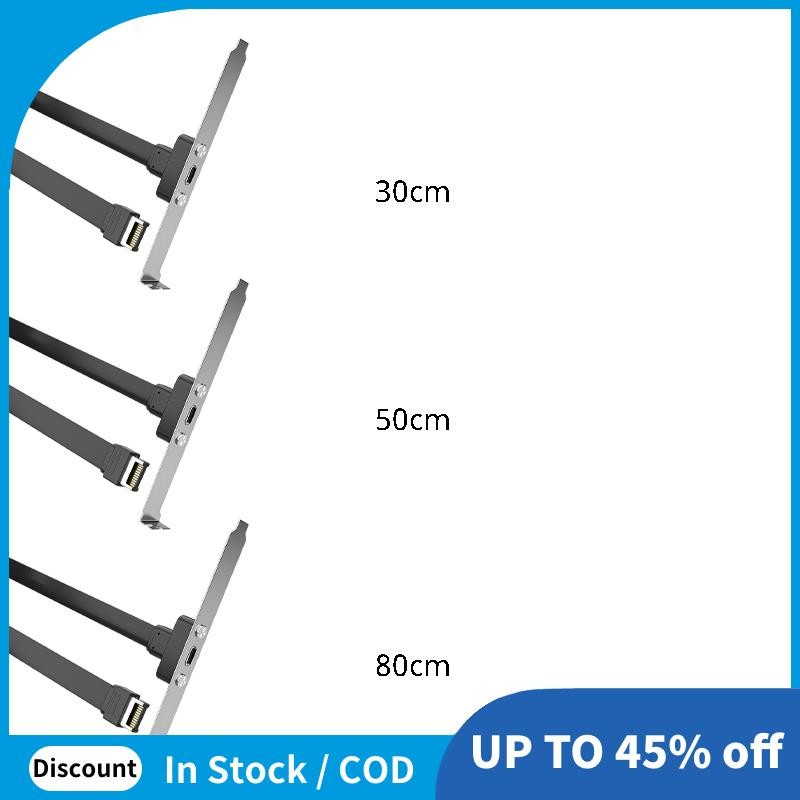 Usb3.1 Baffle Cable 19PIN/TYPE-E to TYPE-C Front C Mother Chassis PCI ...