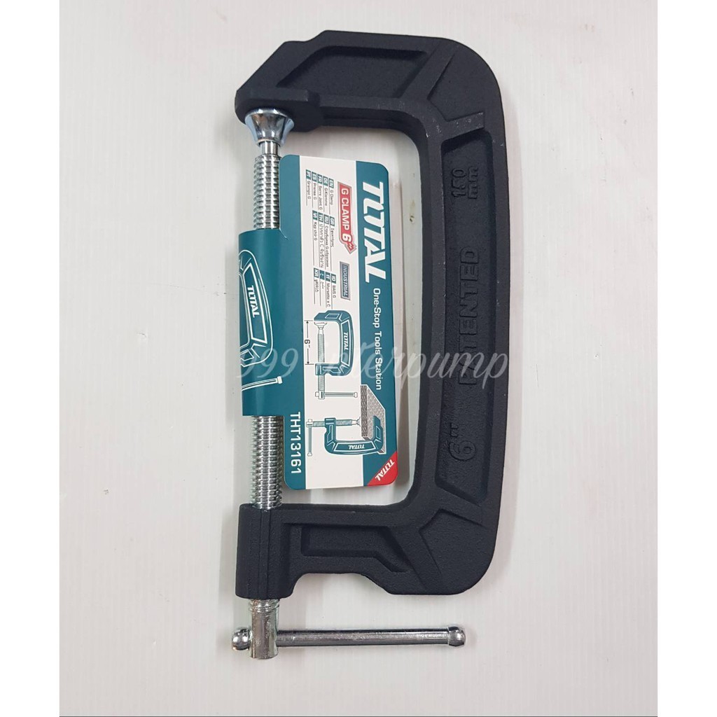ปากกาจับเหล็กตัวซี 6 นิ้ว ซีแคมป์ C-CLAMP TOTAL | Shopee Thailand