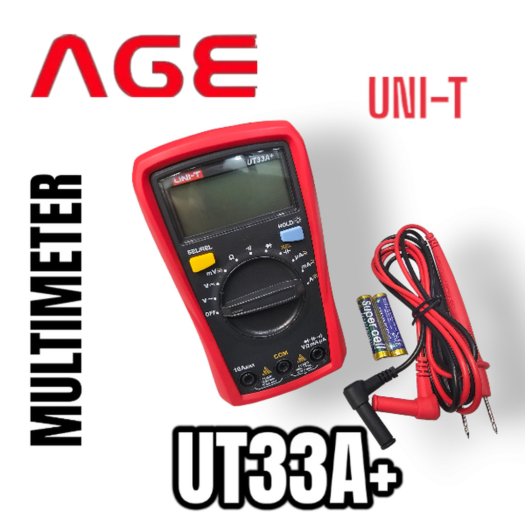 UT33A+ UNI-T ดิจิตอลโวลต์มิเตอร์ | Shopee Thailand