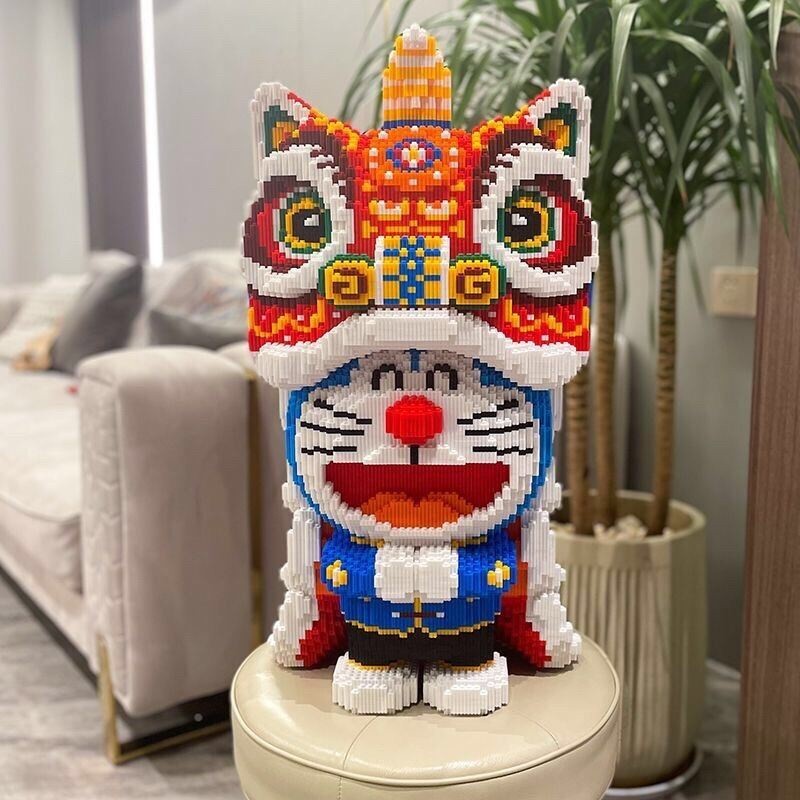 [Free Hammer + GLUE + 2M LED] Lego Doraemon Tattoo - Mon Lan 55cm Xinz ...