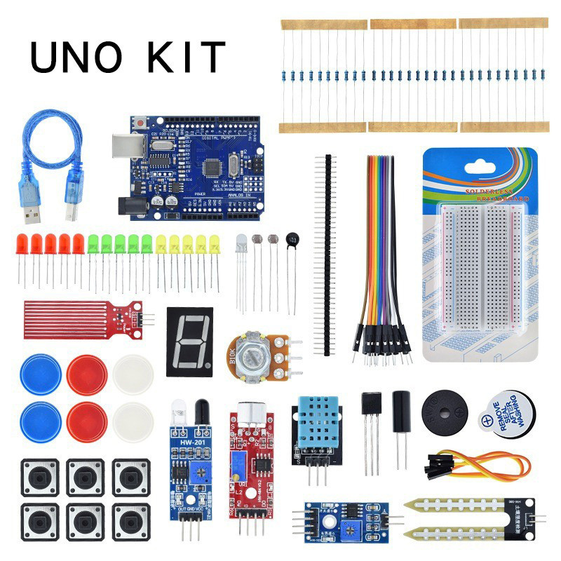 [พร้อมส่ง] ชุดสตาร์ทเตอร์เบสบอร์ด พร้อมโมดูลไดโอด Led สําหรับ Arduino ...