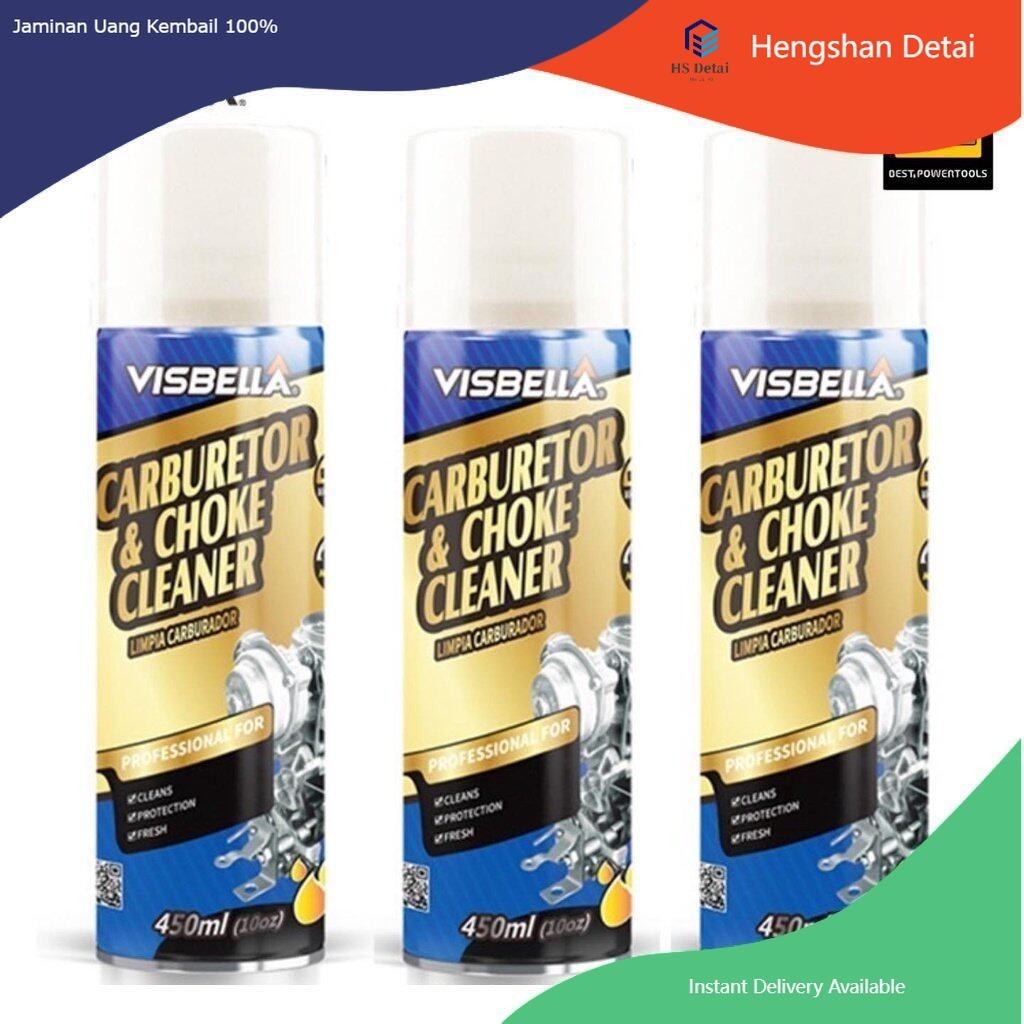 VISBELLA 450ml สเปร์ยทำความสะอาดหน้าสัมผัสไฟฟ้า แผงวงจร แอร์โฟล์ รถยนต์ มอเตอร์ไซค์ ล้างคราบ ...